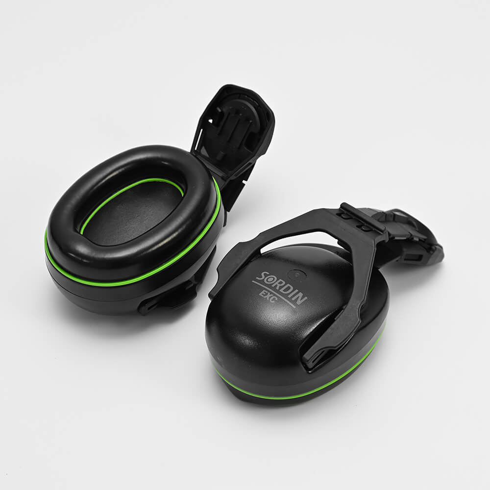 SORDIN EXC helmet mounted ear defenders | Talking Headsets